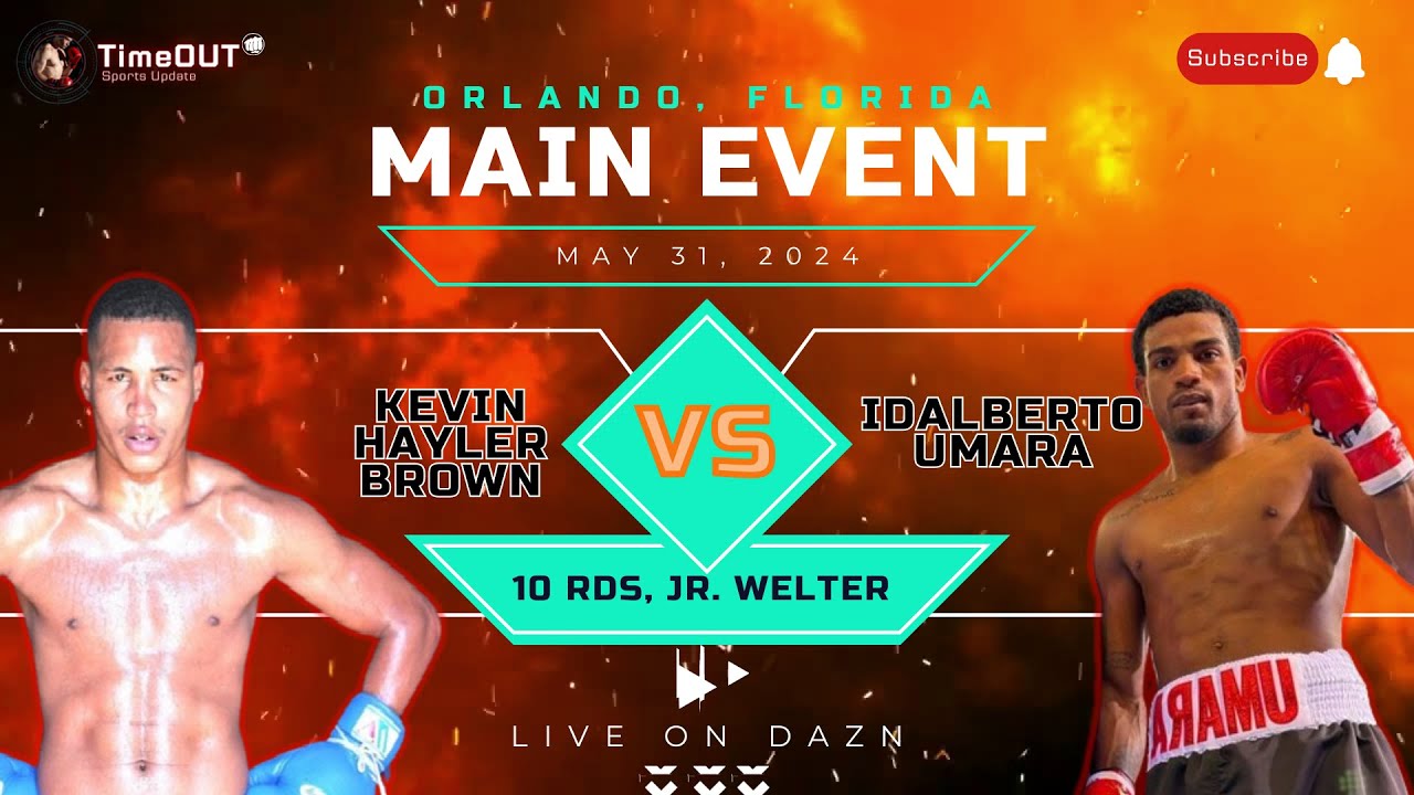 Live Boxing: Brown vs. Umara 🥊boxing schedule 2024 🥊Latest Boxing ...