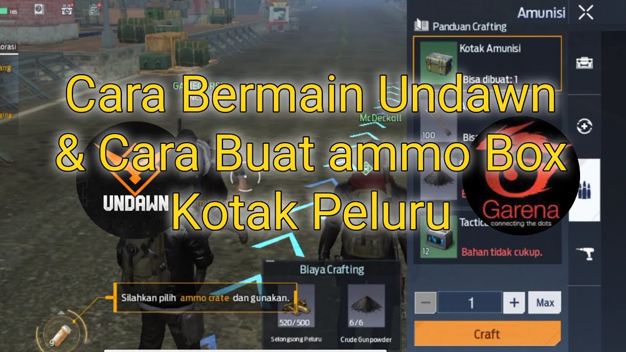 Cara Bermain Undawn & Cara Buat ammo Box Kotak Peluru - Undawn ...