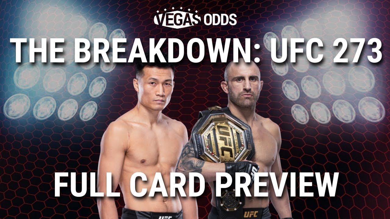 UFC 273 Early Preview: Full Card | The Breakdown | VegasOdds - YouTube