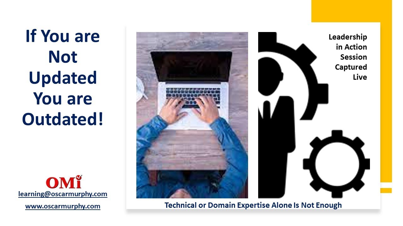 If You Are Not Updated, You Are Outdated, Can't Innovate - YouTube