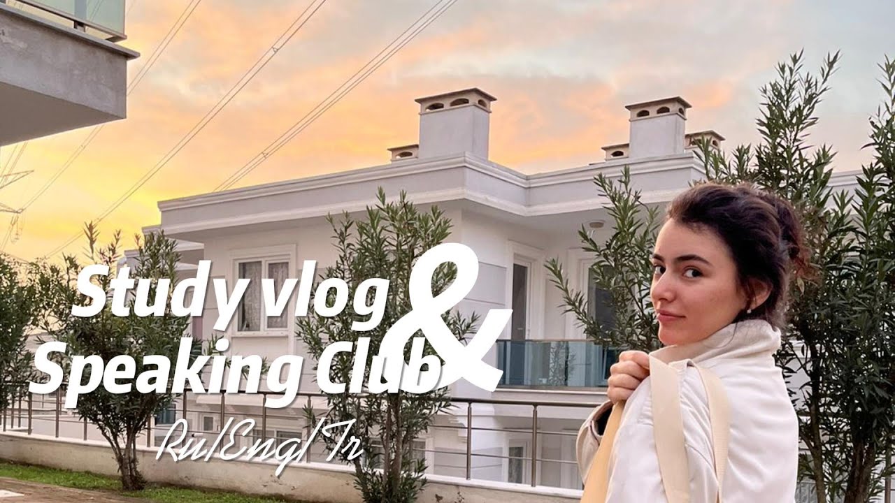 Study vlog: Conversation club in Tomer / Turkish language / Study in ...