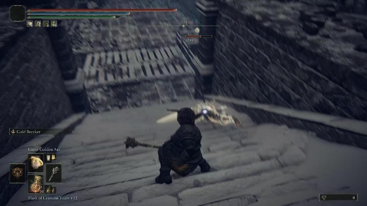 Defeating Commander Niall w/ Giant Golden Arc + Marika's Hammer ...