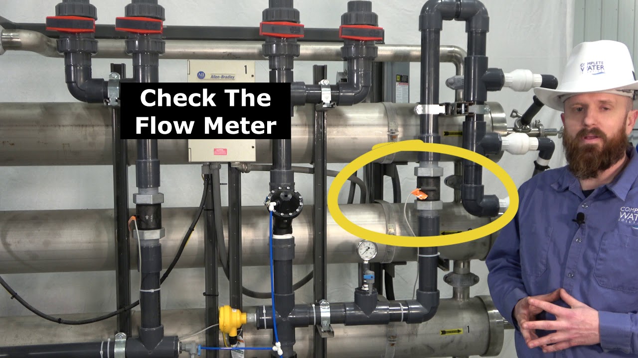 Reverse Osmosis Low Permeate Flow - Restriction Or Meter? - YouTube