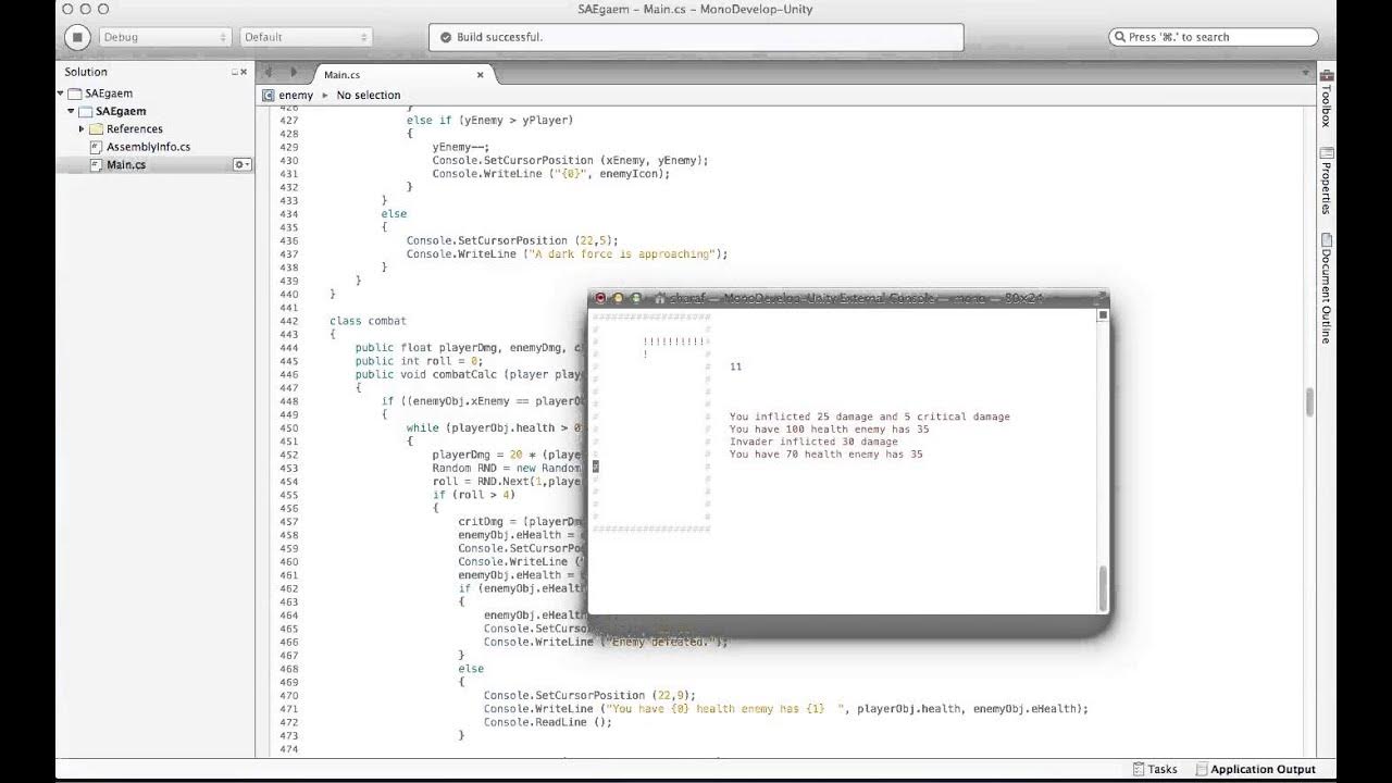 Simple text based combat - YouTube