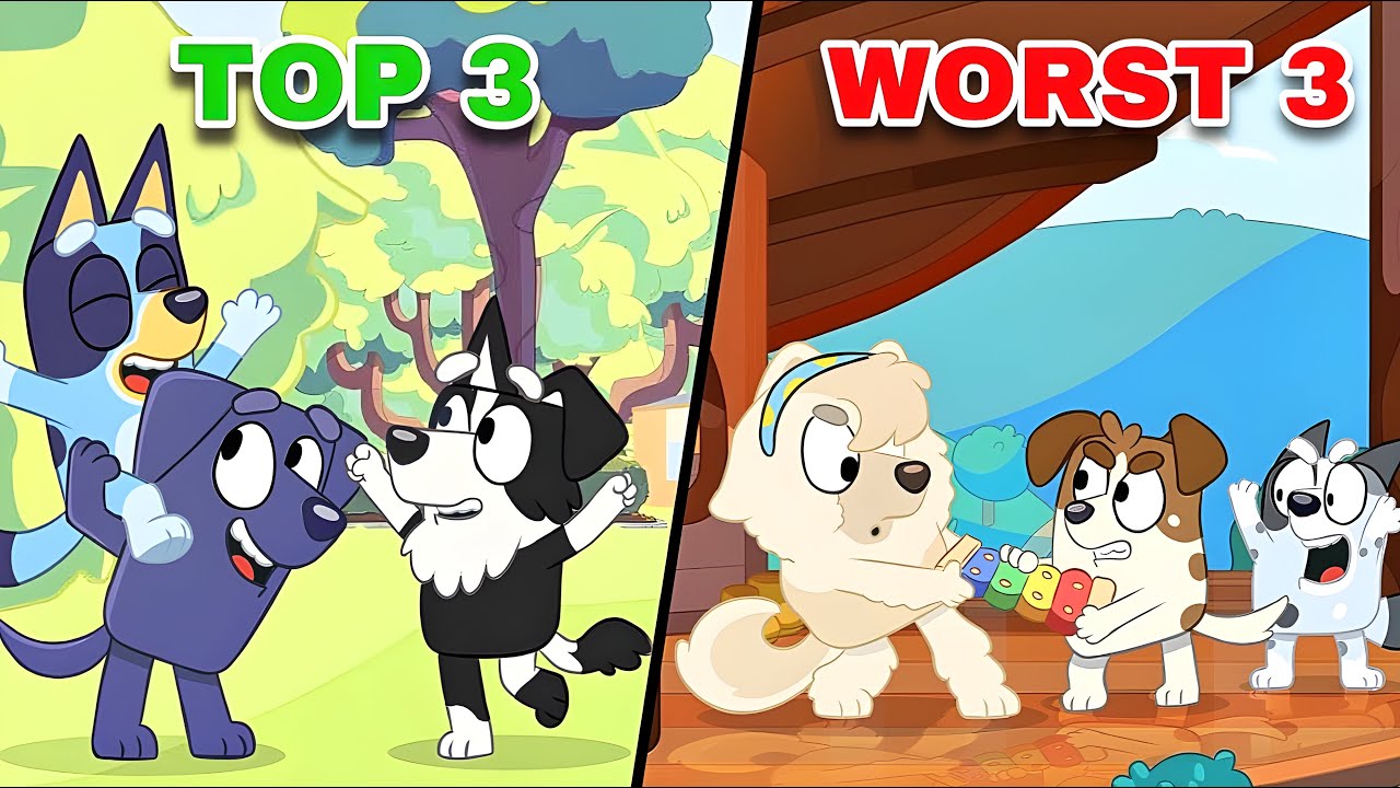 Top 15 Greatest Bluey Characters Ranked! (Season 1-4) - YouTube