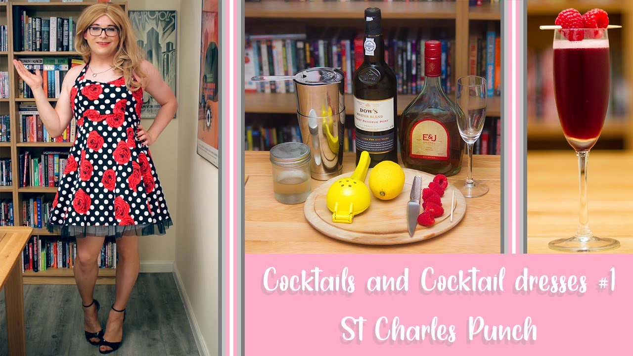 Cocktails and Cocktail Dresses #1 - St Charles Punch - YouTube