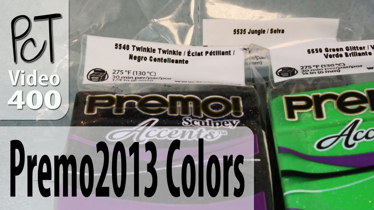 New Premo Sculpey Colors for 2013 - Polymer Clay - YouTube