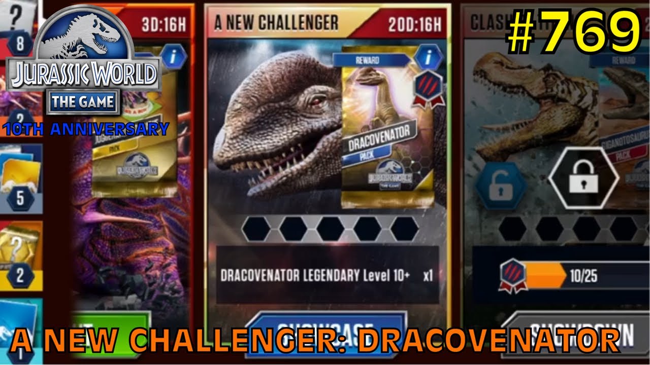 A New Challenger: Dracovenator - Jurassic World: The Game - EP 769 ...