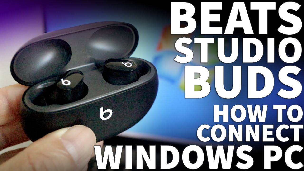 How to Pair Beats Studio Buds to Windows PC via Bluetooth - How to Connect Beats Earbuds - YouTube