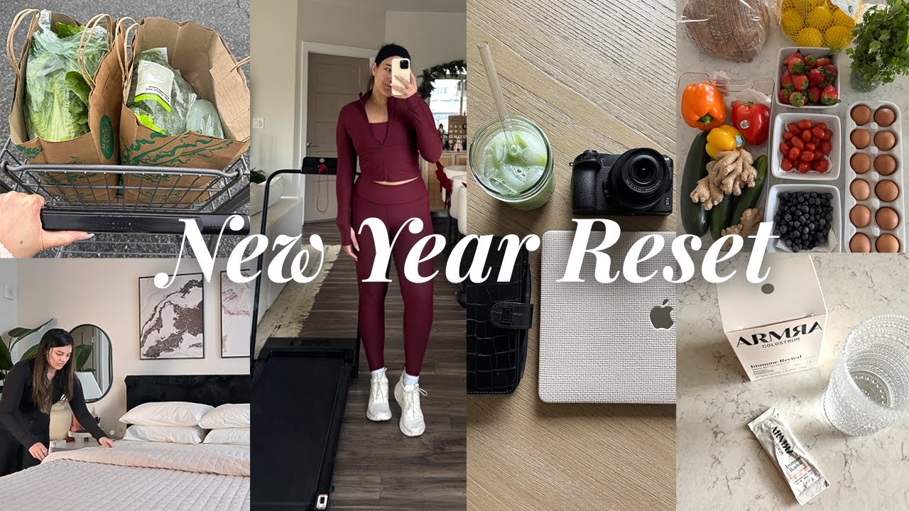 NEW YEAR RESET: 2025 goals, healthy routines, cleaning and decluttering ...