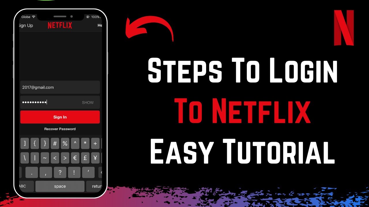 How to Login Netflix Account ! - YouTube