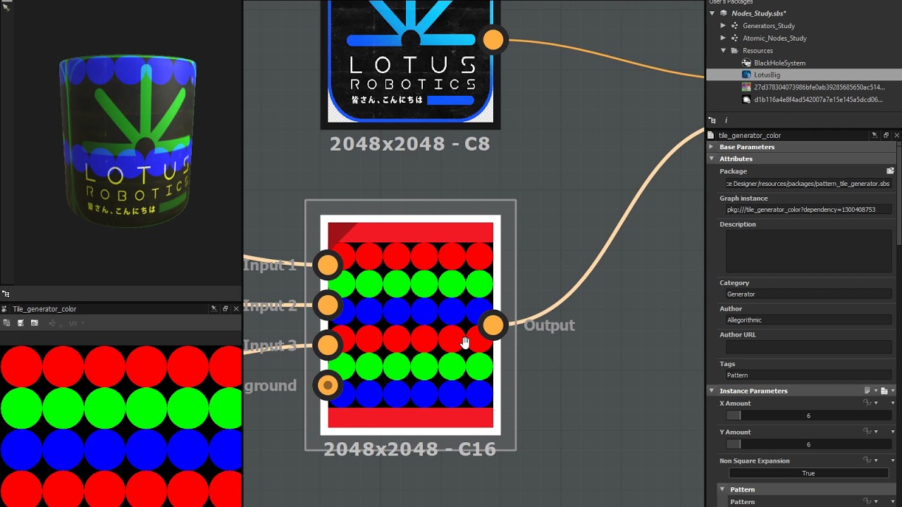 Channel Shuffle Node [Atomic Nodes] - Substance Designer (showcase ...
