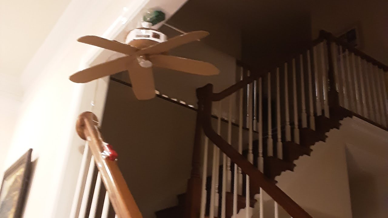 I finally made a part 2 for how to make a ceiling fan out of cardboard ...