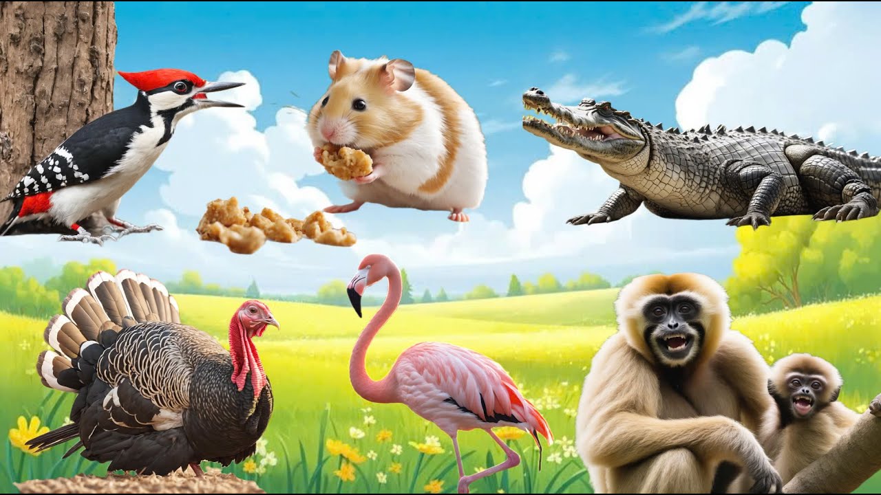 Wild Animal Sounds In Nature: Koala, Lion, Gazelle, Zebra, Cheetah ...
