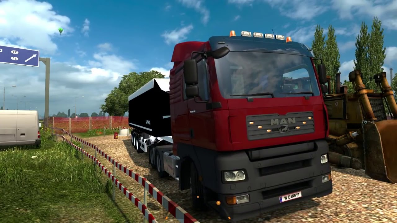 ETS2 SPECIAL DELIVERY MAN TGA + Tipper Trailer mod Euro Truck Simulator ...