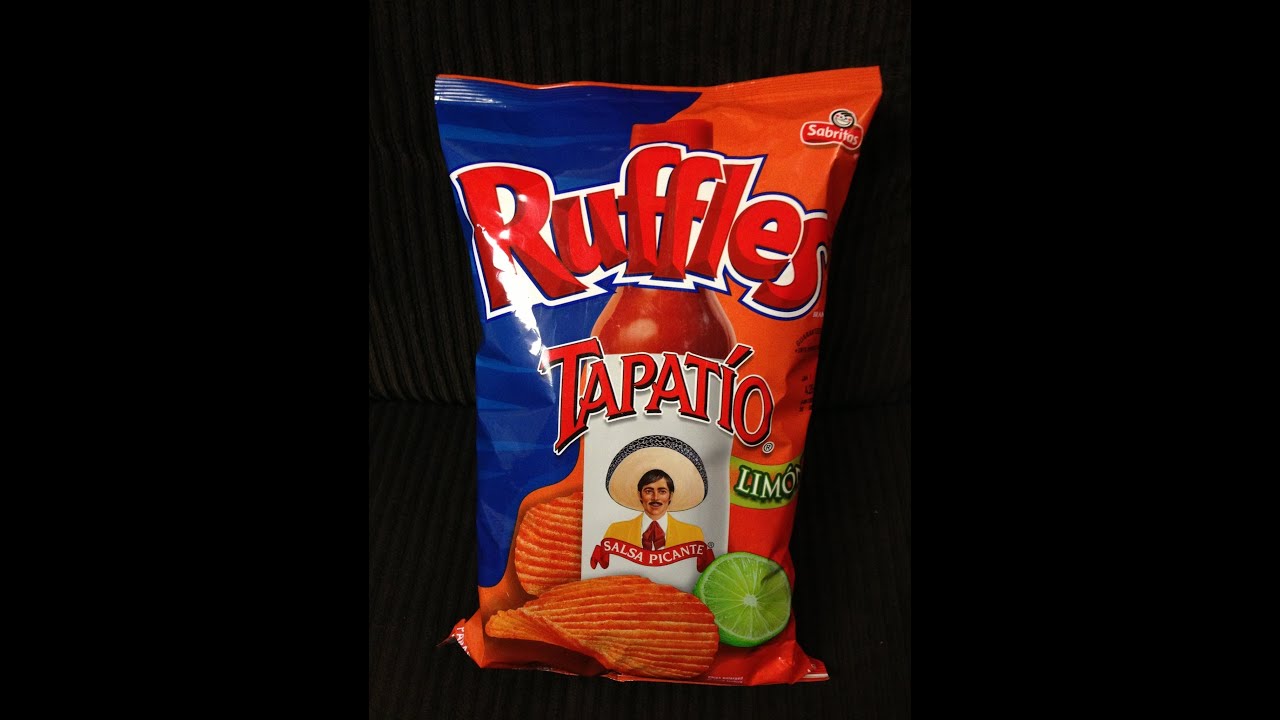 Ruffles Tapatío Limón Chips Review - YouTube