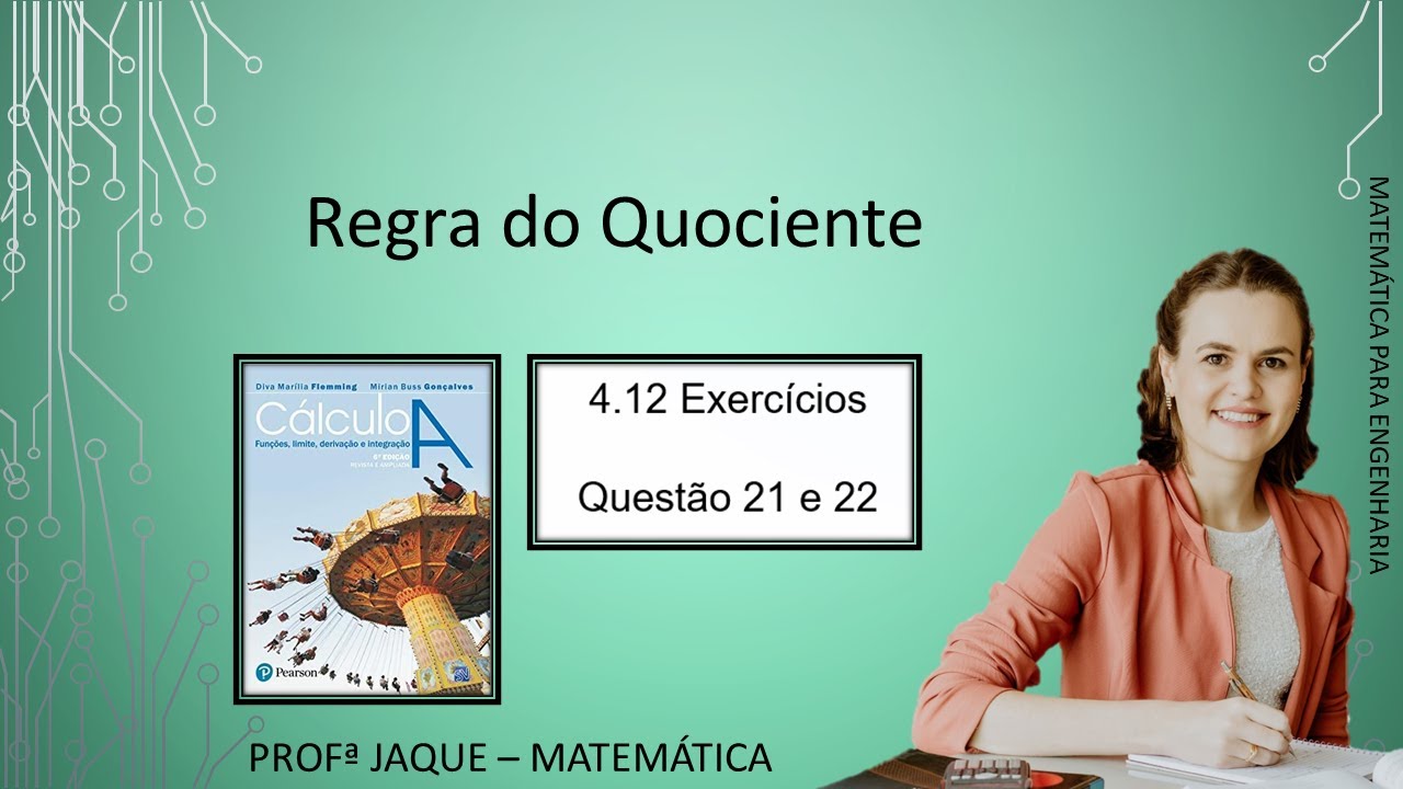 Cálculo A - Capítulo 4 - Seção 4.12 - Exercícios 21 e 22 - Regra do ...