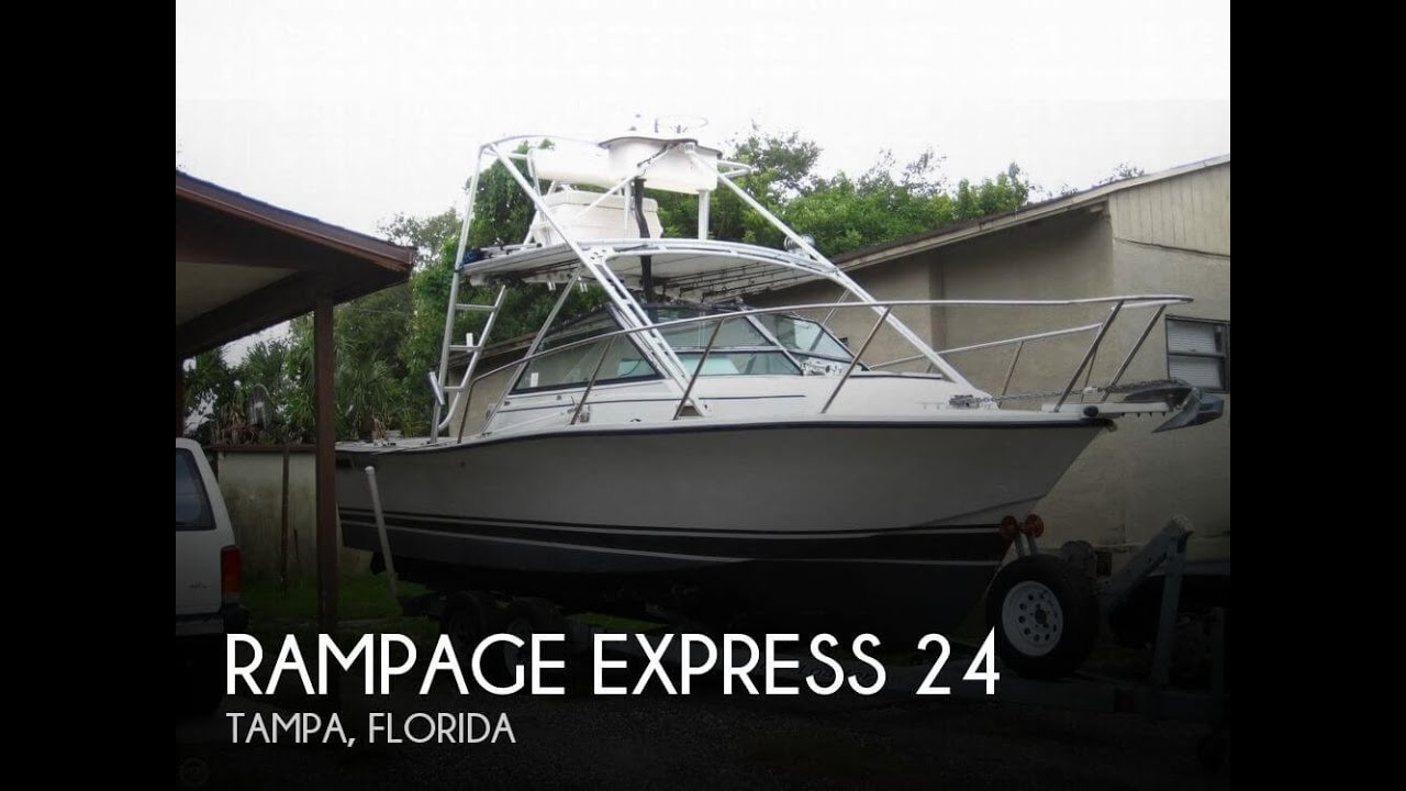 [UNAVAILABLE] Used 1988 Rampage Express 24 in Tampa, Florida - YouTube