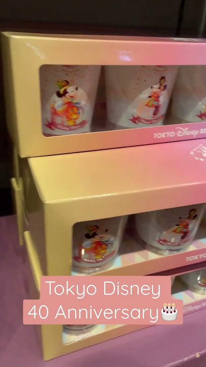 도쿄디즈니랜드 40주년 기념품 디즈니선물 디즈니랜드기념 디즈니40주년 Disneyjapan Disneylandtokyo