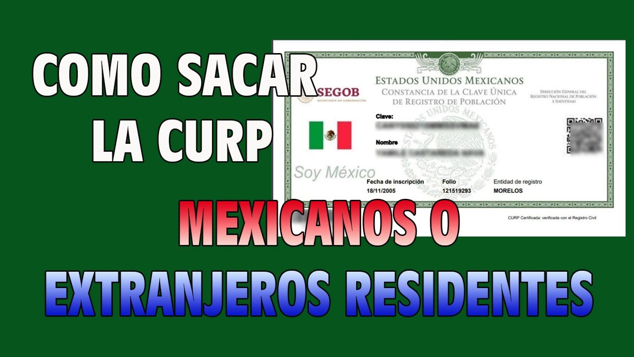 Curp Consultar Tramitar Sacar Gratis Para Imprimir CURP: ¿Qué Es?