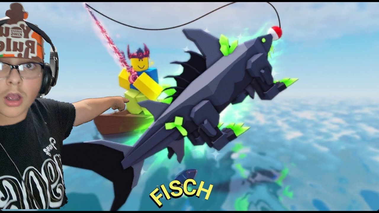 Playing the new Roblox Fisch volcano update - YouTube