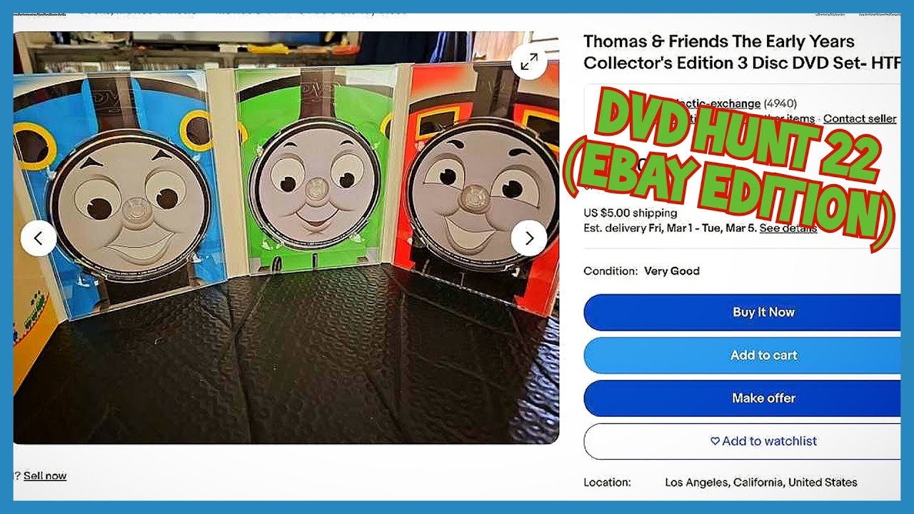 Thomas and Friends DVD Hunt 22 (eBay Edition) - YouTube