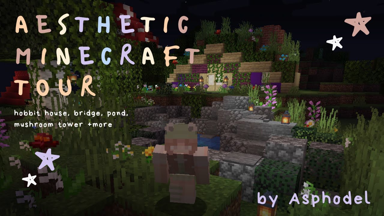 aesthetic minecraft world and builds tour ^_^ - YouTube