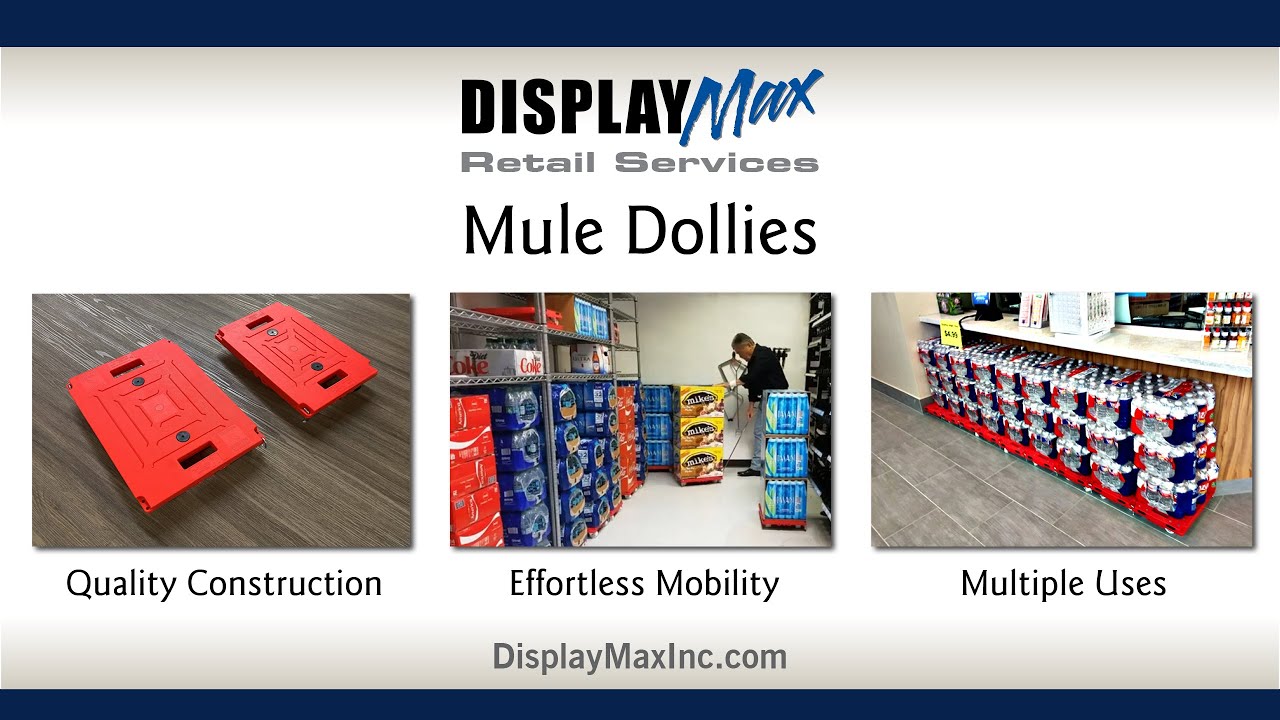 Mule Dollies for Beer Cave by DisplayMax - YouTube