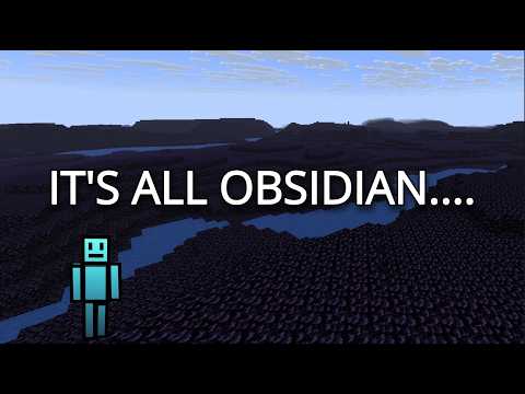 Can I Survive 106 Days in an OBSIDIAN ONLY World?