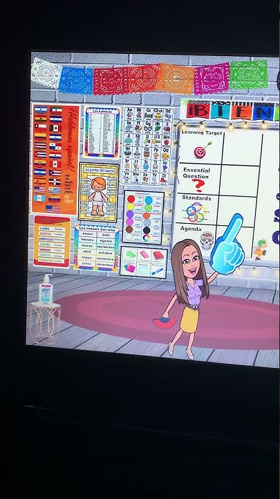 Bitmoji Classroom for Spanish Class - YouTube