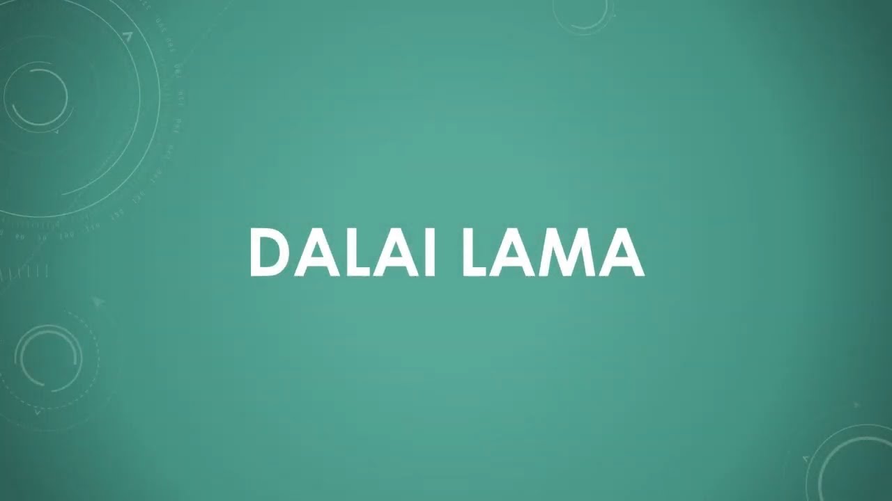Dalai Lama - YouTube