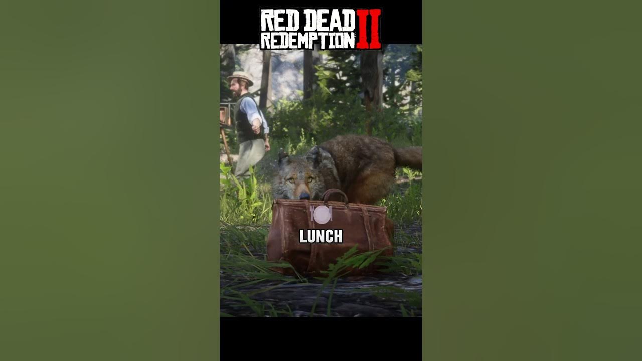 Coyote steals the photographer's bag and arthur gets it back #rdr2 # ...