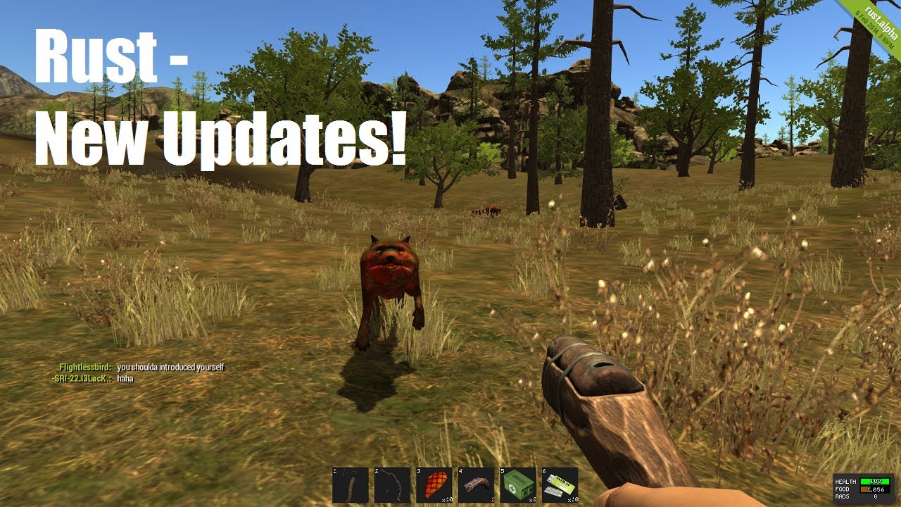 Rust : New Update! Infected Wolves And More! - YouTube