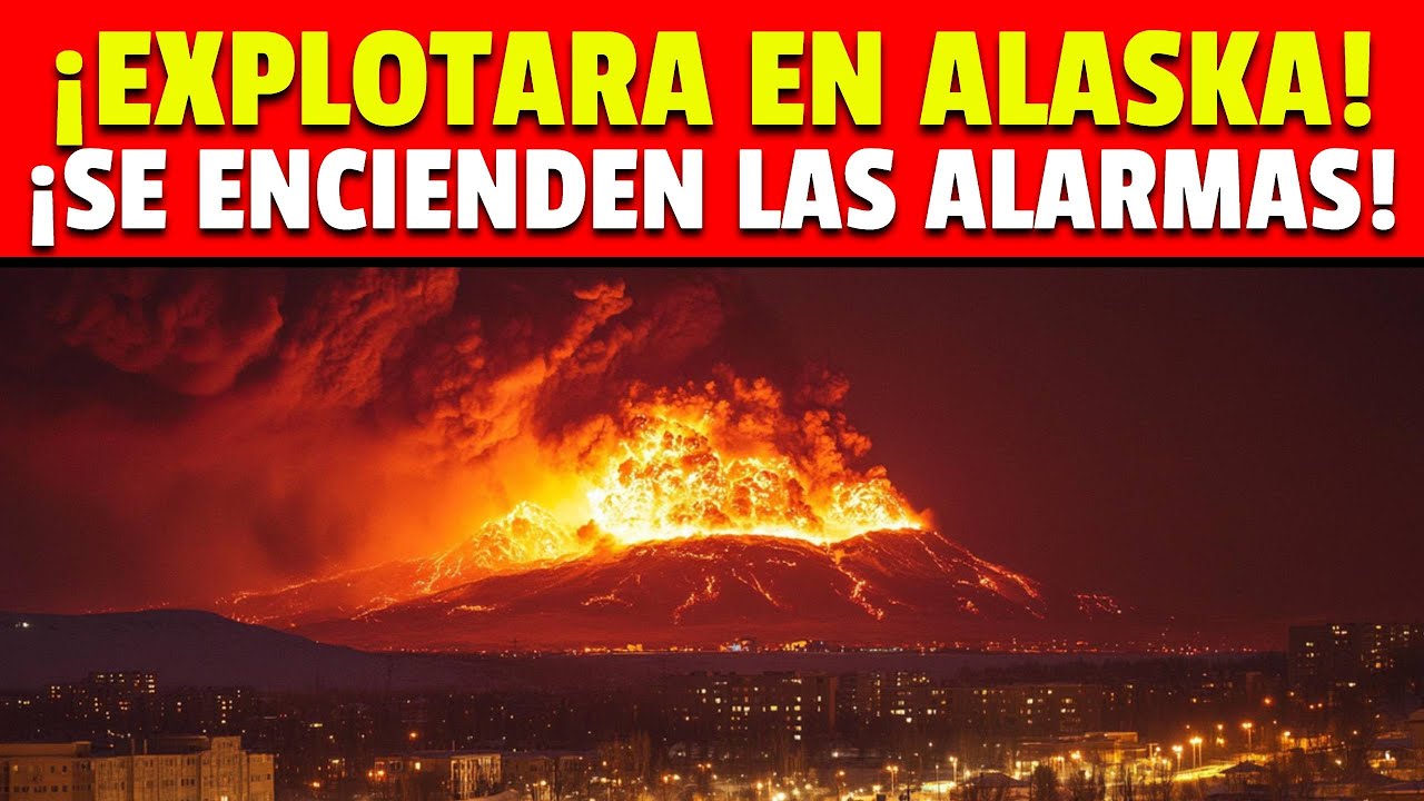 🔴 ¡ALARMA EN ALASKA! EXPLOSION INMINENTE DEL MONTE SPURR, 300,000 ...