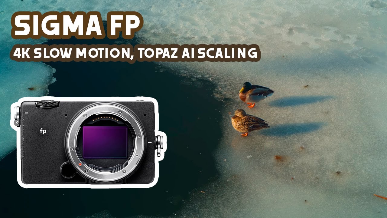 Sigma FP 100 FPS / 4K / Topaz AI 200% upscale from FHD - YouTube