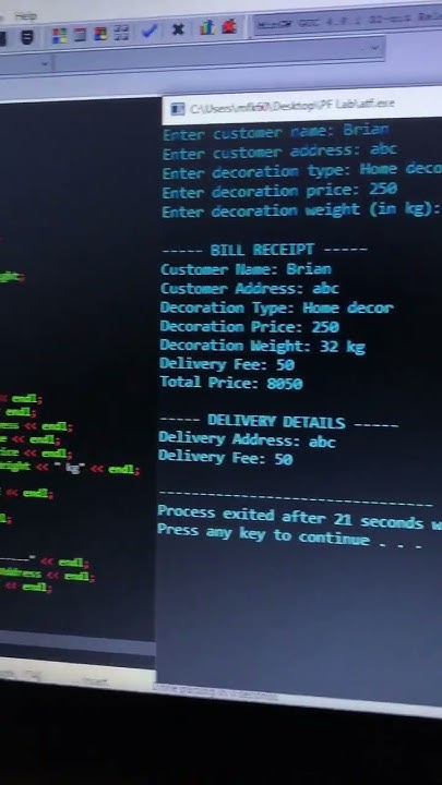 decor delivery c++#coders #coderstokyo #codingninja #codelife #codemasters #codinglife #code # ...
