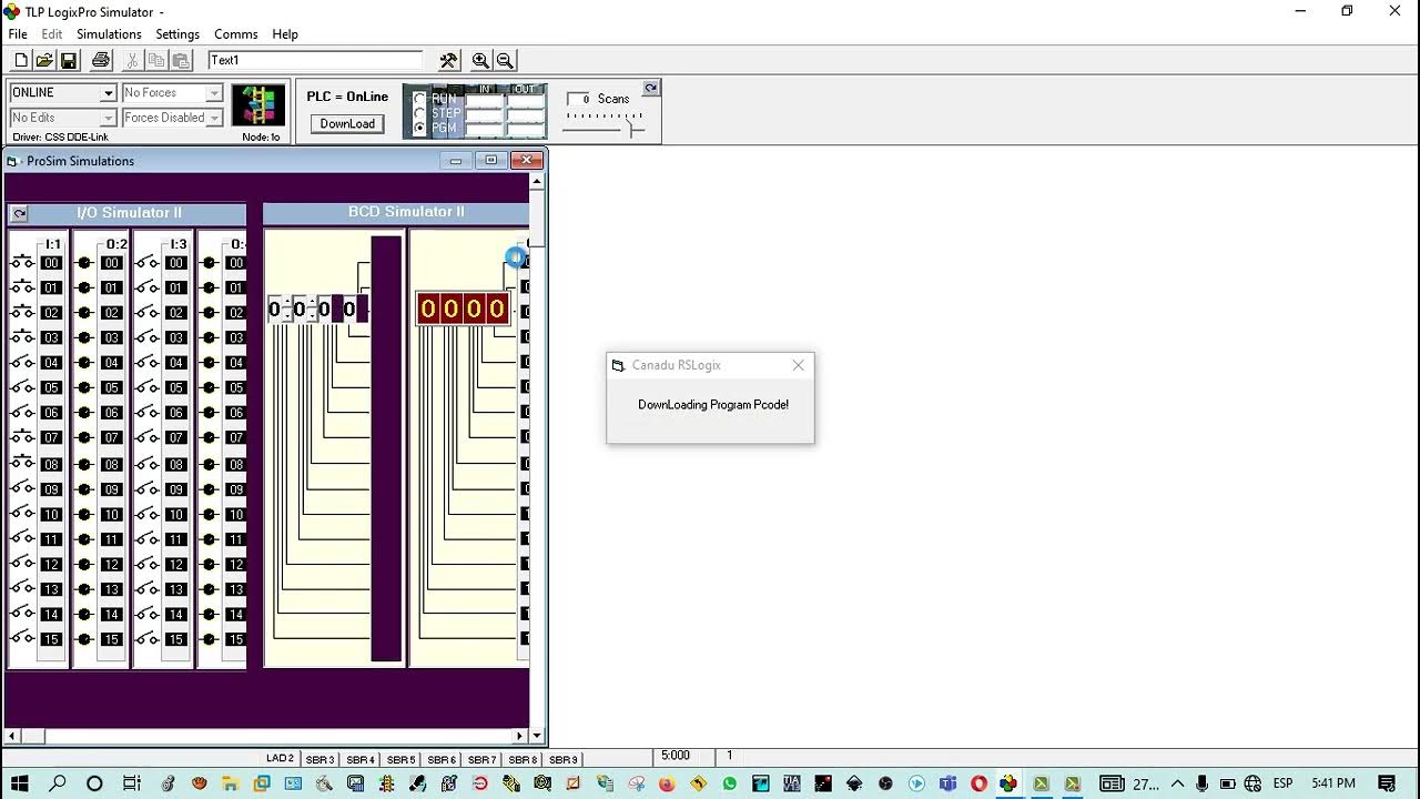 V0007 Logix Pro Practica 01 Intruccion CTU, CTD y RES - YouTube