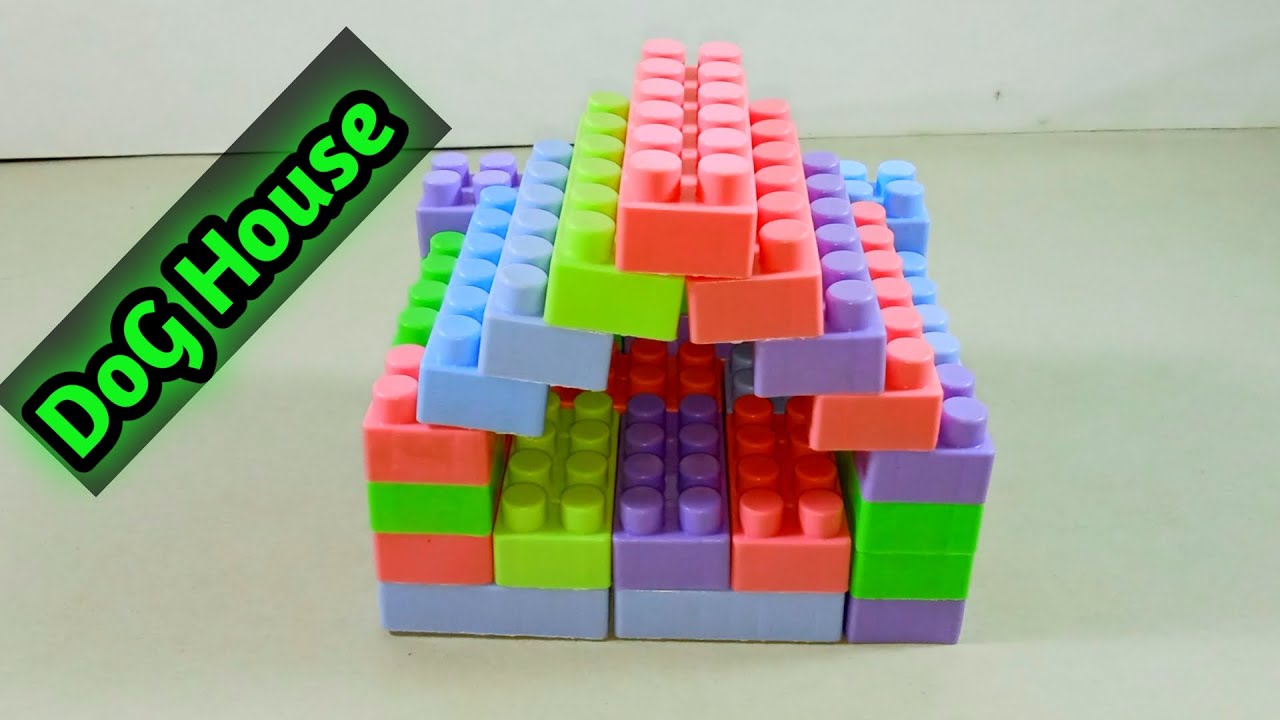 DIY ASMR | Building Blocks Dog House | Toy Blocks | Satisfying Asmr ...