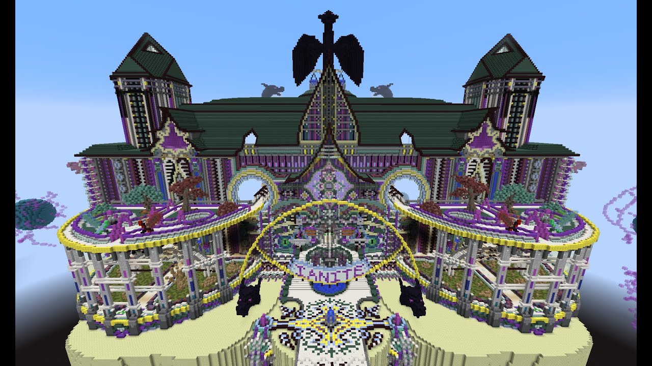 Self Done Temple of Ianite - Minecraft Build. - YouTube