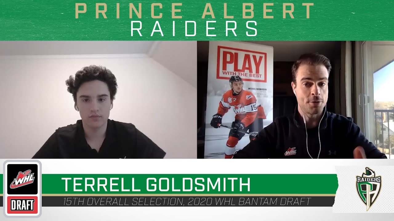 WHL Future Stars: Terrell Goldsmith, Prince Albert Raiders - YouTube