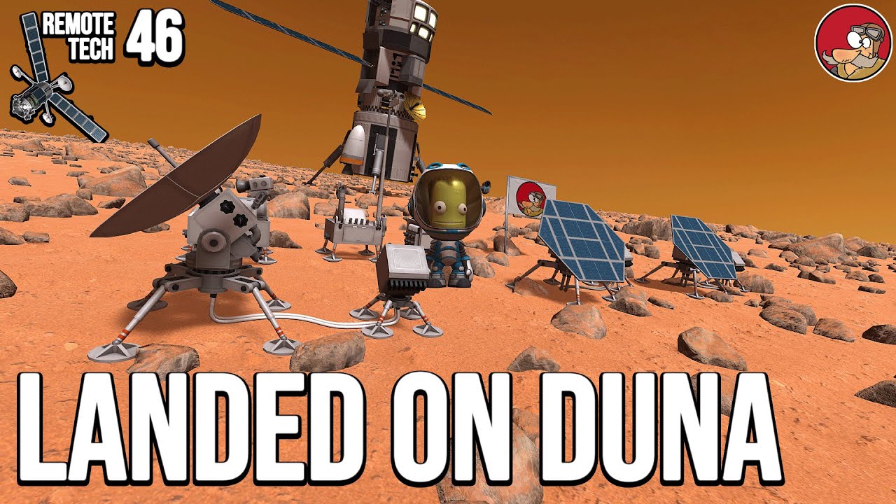 FINALLY Landed on Duna - KSP Let's play 2023 - ep 46 - YouTube