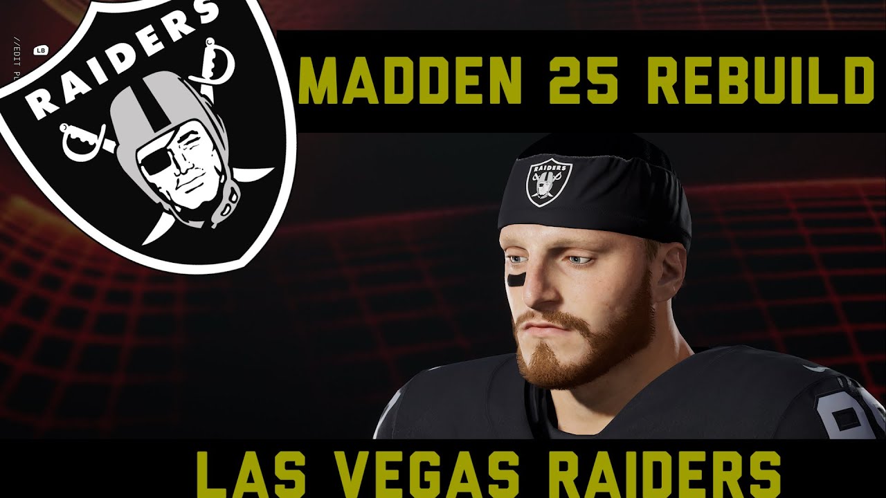 Las Vegas Raiders Madden 25 Rebuild episode 1 - YouTube
