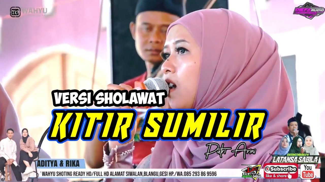 KITIR SUMILIR Versi SHOLAWAT || LATANSA SABILA Gambus || Voc. Putri ...