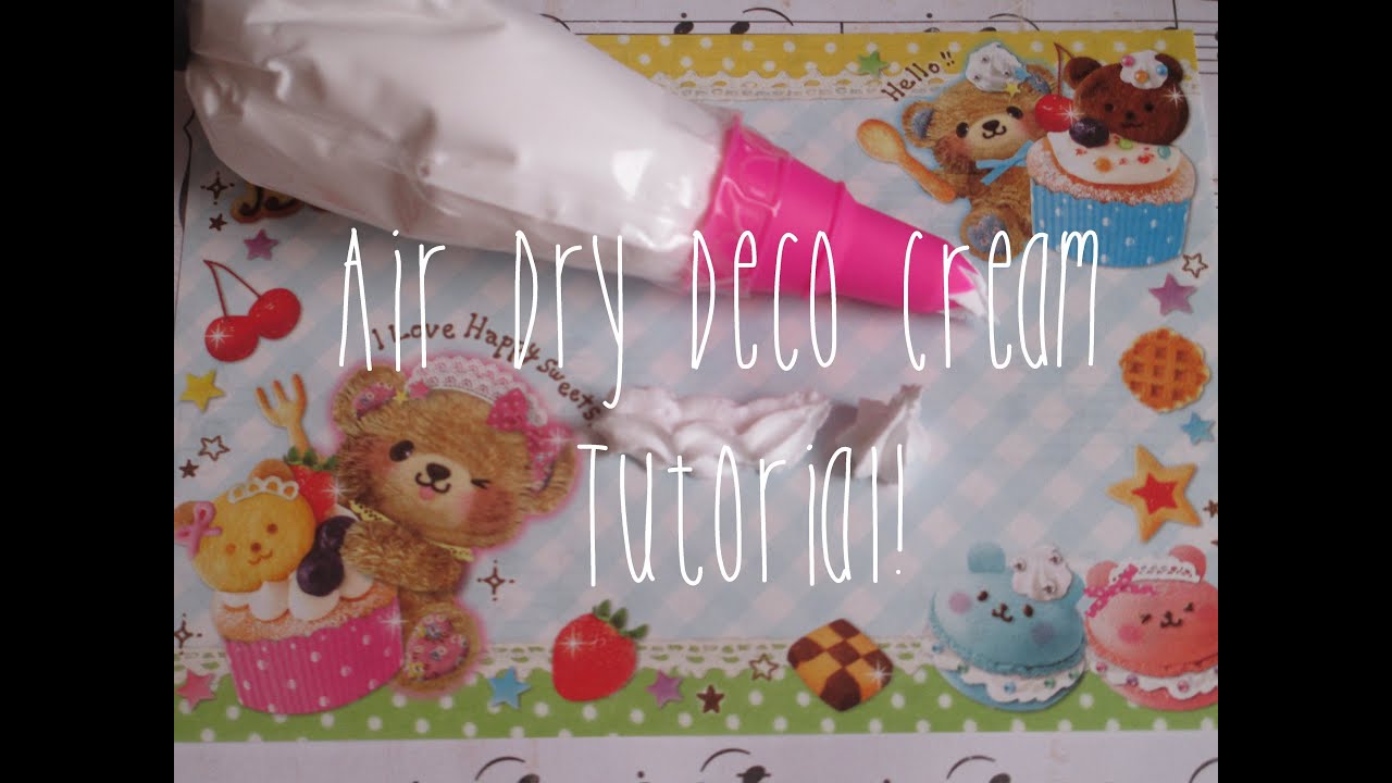 Air Dry Deco Cream Tutorial! ♡ - YouTube