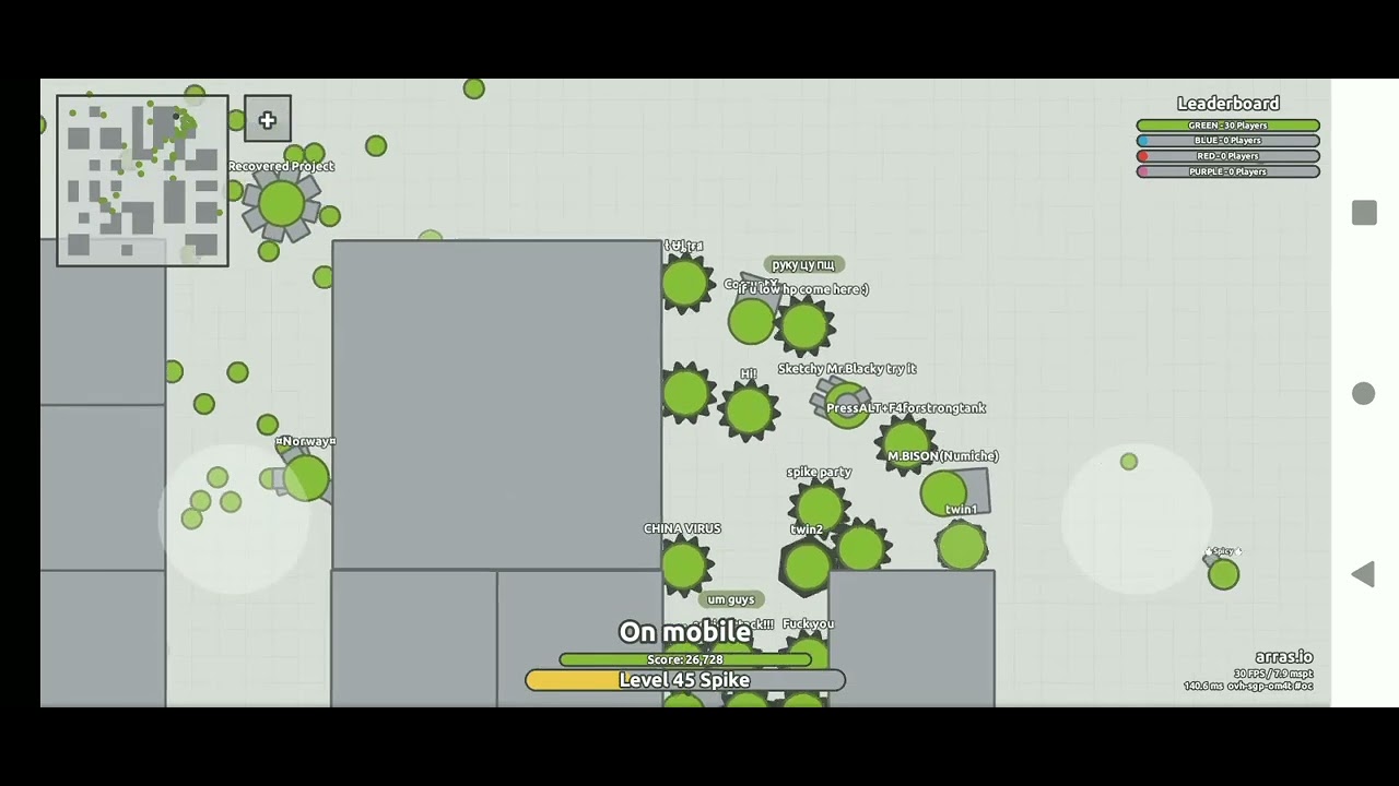 10 minutes 42 seconds of spike chaos in arras.io - YouTube