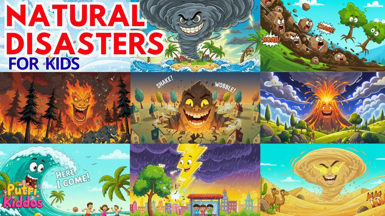 Learn ALL About Natural Disasters! | Earth Science Compilation For Kids ...