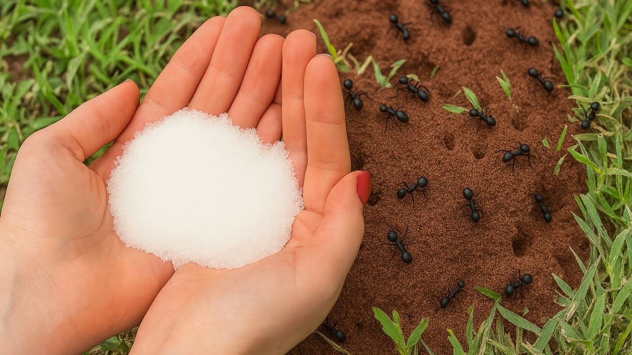 1 simple garden trick to WIPE OUT ants instantly - YouTube