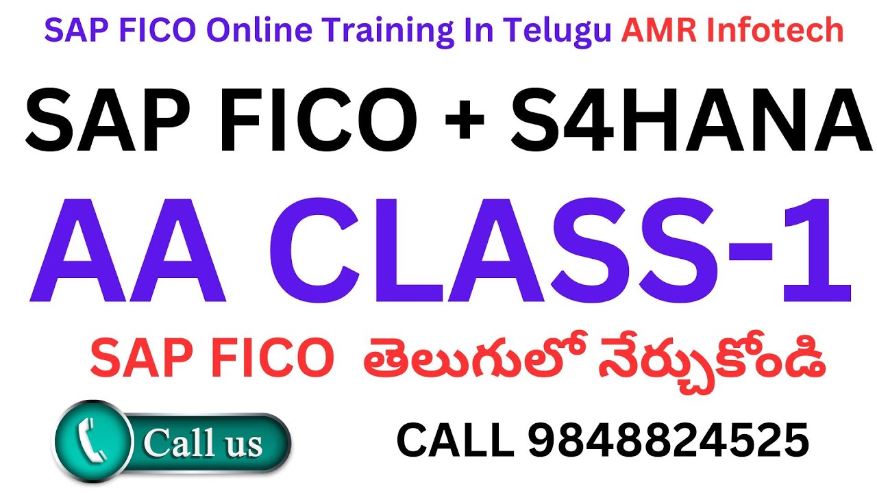 Sap fico video tutorials full in English and Telugu // Complete SAP ...