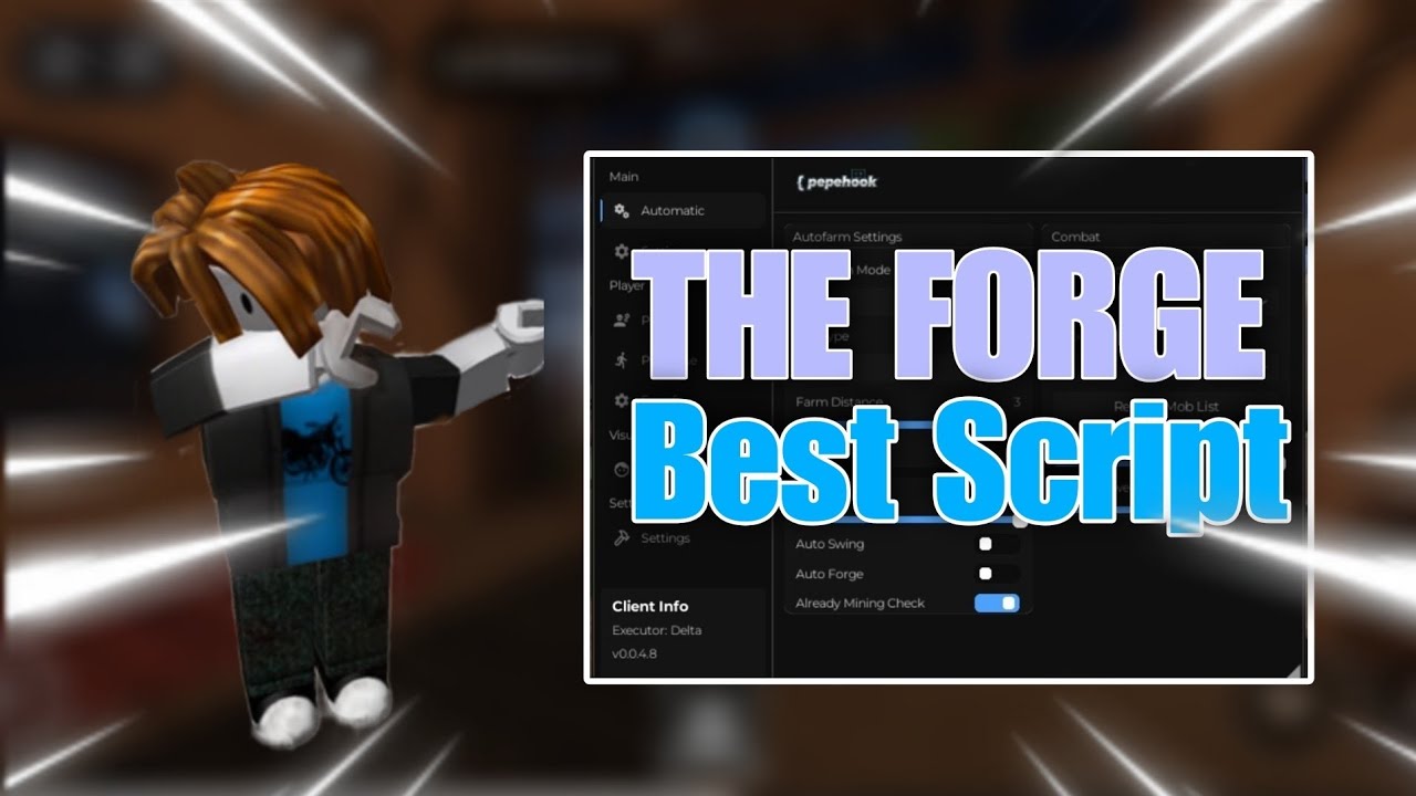 The Forge SCRIPT Hack Gui - Instant Forge, Auto Farm, Godmode, Kill ...