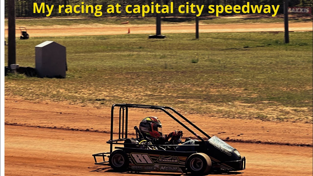 My racing at capital city speedway finished podium - YouTube